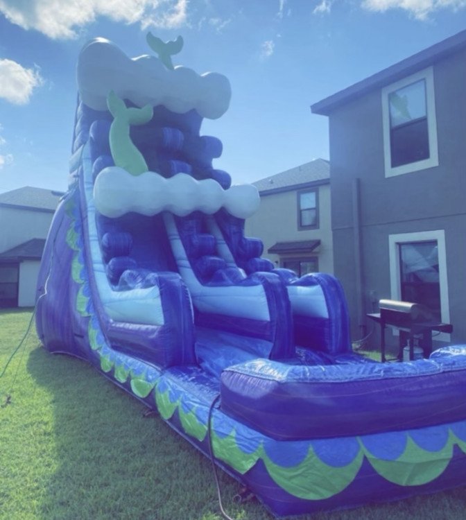 20 ft Mermaid Slide - BounceX Lakeland FL