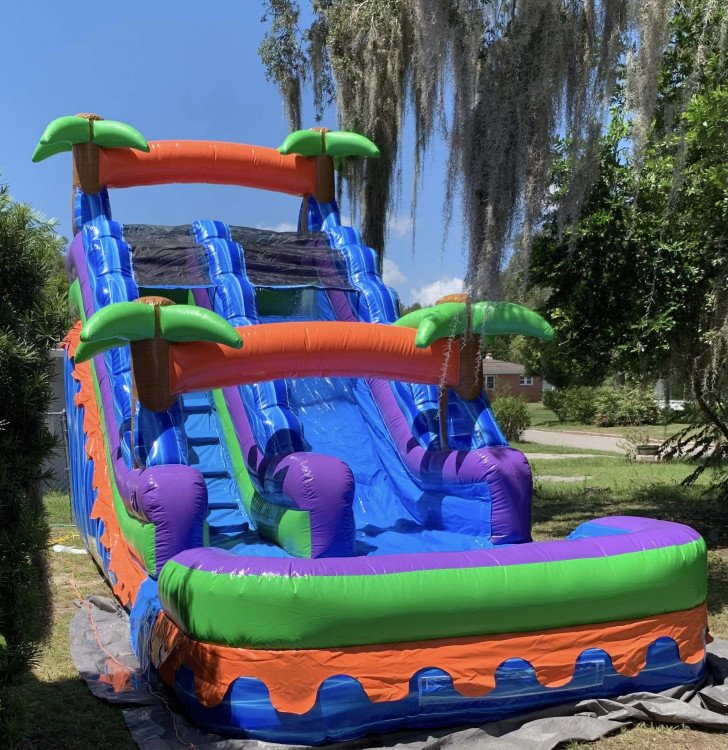 15 ft mystic lagoon kids slide - BounceX Lakeland FL